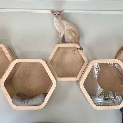 Set of 3 Steps Pet Steps, Cat Furniture, Wall Steps, Cat Shelves, Cat ...