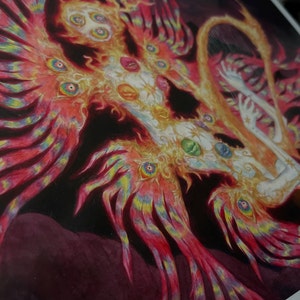 Ophanim Print Biblically Accurate Angel Throne Terrifying Be Not Afraid ...