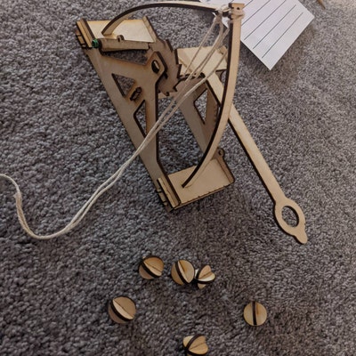 Catapult Laser Cut Files, Da Vinci Catapult, SVG File, Vector Cut ...