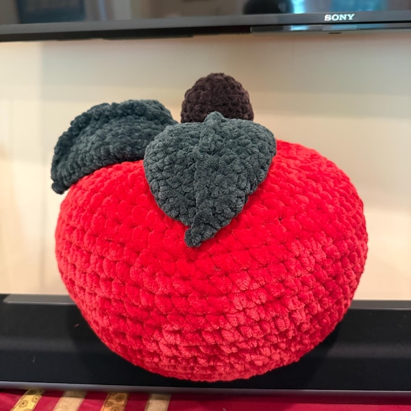 Apple Pillow Crochet PDF Pattern [digital Pattern ONLY] - Etsy
