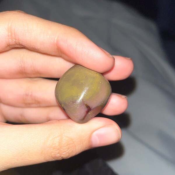 Mookaite Jasper Tumbled Stone, Mookaite Tumble, Jasper, Crystal, Pocket, Palm, Crystal Grid ...