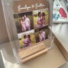 Custom Photo Collage Plaque, Personalized Picture Frames Glass Art ...