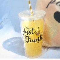 Set of 10: Just Drunk & 1 Drunk in LOVE Decals Bachelorette Parties ...