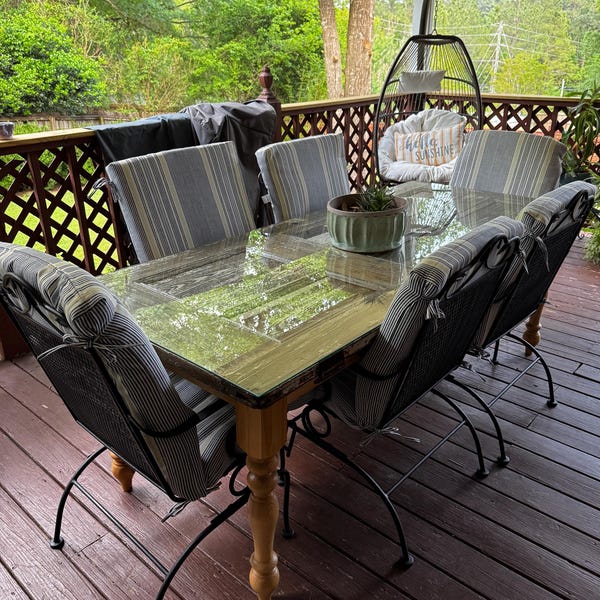 Farmhouse Table Legs - 3.5" x 29" - Set of 4 - Unfinished Wooden Dining ...