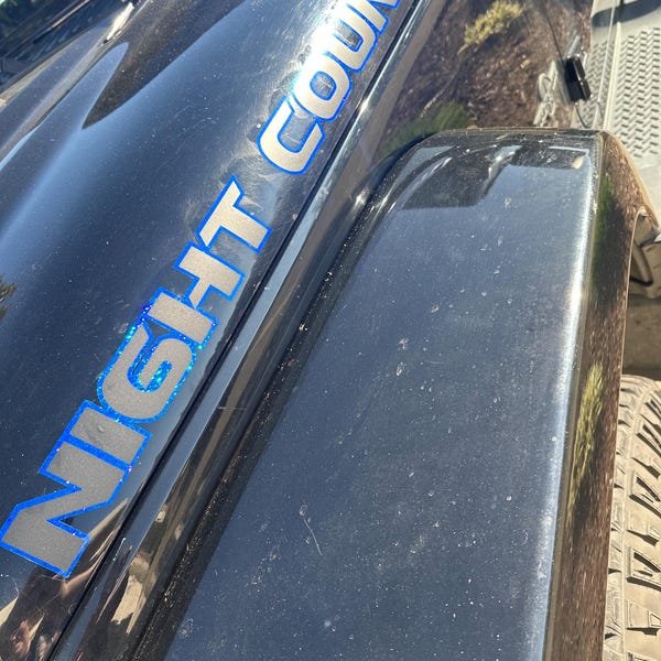 Tattered Flag Moonroof Decal HUGE Vinyl Decal Custom Size or Design ...