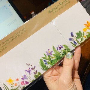 Sticky Notes in Botanical Designs Set of 3 - Etsy