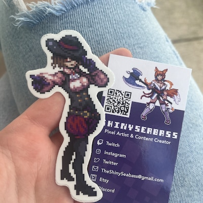 Final Fantasy VII Remake Pixel Art Stickers Cloud Strife, Sephiroth ...