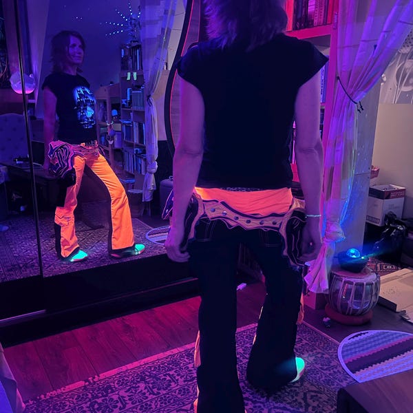 Enigma Pants - Ultimate Uv Cyber - Side Cargo Pockets - Etsy