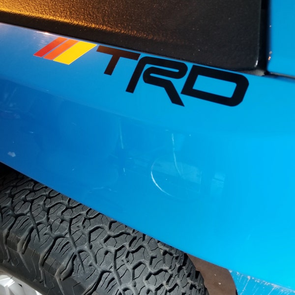 TRD Decal With Vintage Toyota Coloring - Etsy
