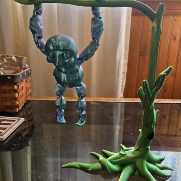 Cute Flexi Print-in-place Sloth - STL File for 3D Printing Now With 3MF ...