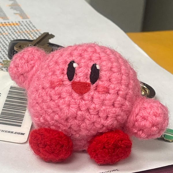 Momo Infinity Nikki Crochet Pattern Keychain Amigurumi Plushie Plush ...