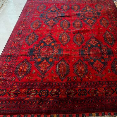 4x3 Gorgeous Turkish Mamluk Area Rug/ Afghan Handmade Plush Wool Rug ...