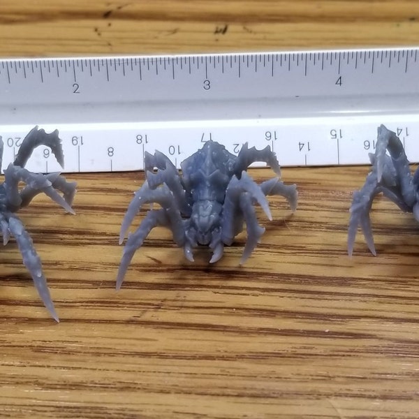 Giant Spiders - Dnd Monster - Spider - 3d Printed Fantasy Mini - 28mm ...