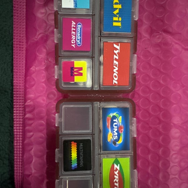 The Pocket Pharmacy Stickers for the Medimate 1 & 2 Pill Case Stickers ...