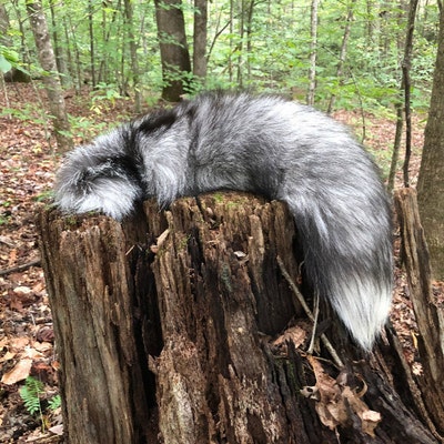 Eco Friendly Frost/indigo Fox Tails - Etsy