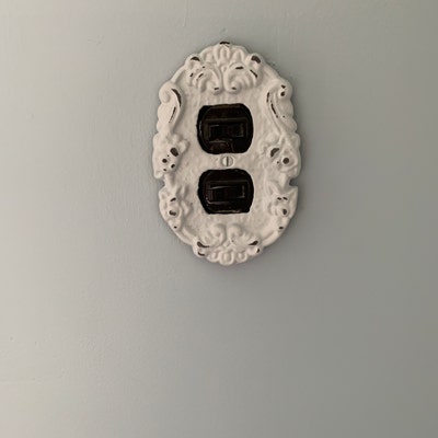 Single Outlet Cover, Outlet Switch Cover, Metal Home Decor, Switch ...