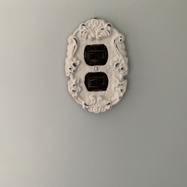 Single Outlet Cover, Outlet Switch Cover, Metal Home Decor, Switch ...