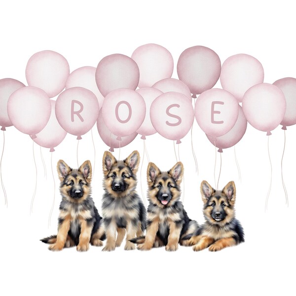 Puppy ALPHABET POSTER | Puppy Nursery Decor | Puppy Dog Wall Art for a ...