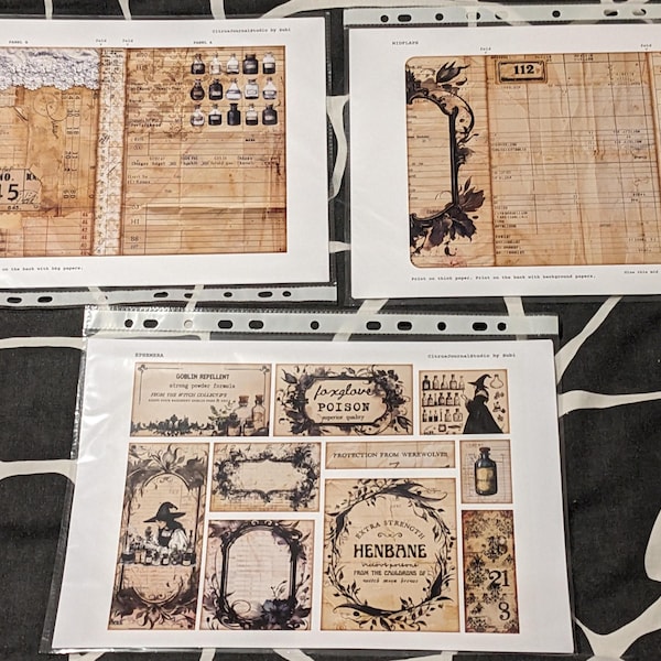 Number Labels, Vintage Labels, Junk Journal Kit, Vintage Tags, Specimen ...