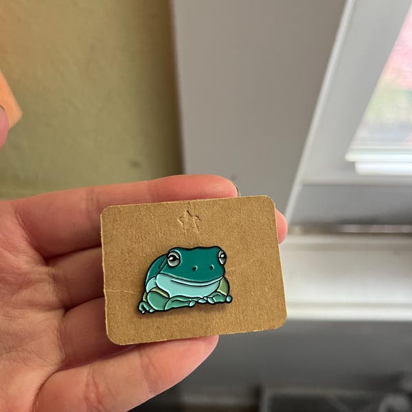 White's Tree Frog Dumpy Tree Frog Soft Enamel Lapel Pin - Etsy