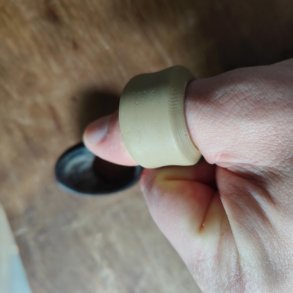 Vermil Archery Thumb Ring - Classic Ivory - Protective Gear for Thumb ...