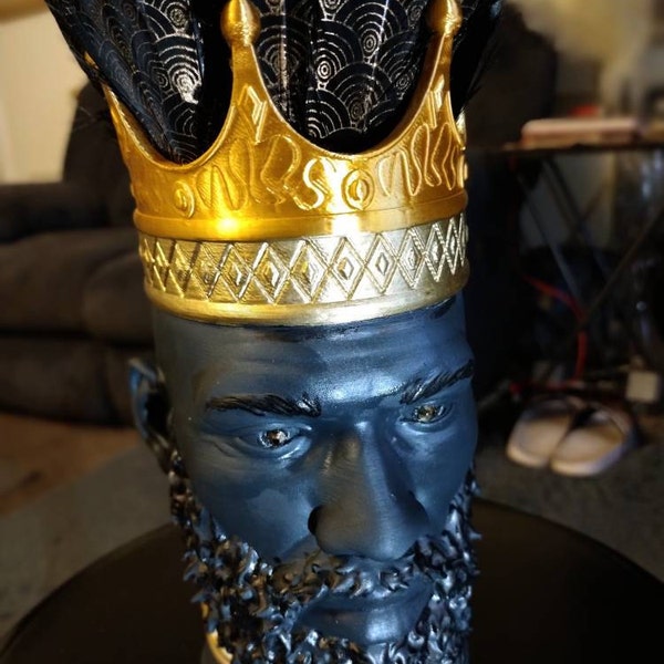 Afrocentric Woman Face Planter - Desk Planter, African Bust, Cozy Room ...