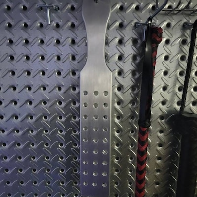 Grater Spanking Paddle From Ballistic Metal, Spanking Fetish, Master ...