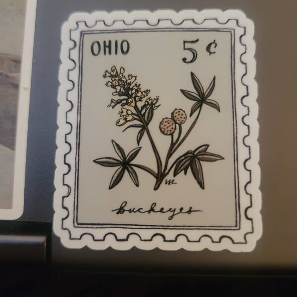 Ohio Stamp Sticker (2in) - Etsy