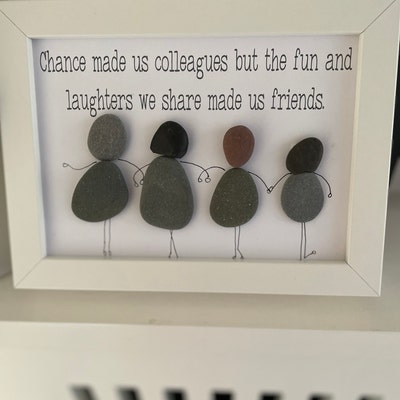 Pebble People 6 Coloured Dogs Pebblessmoothish and Flatish - Etsy