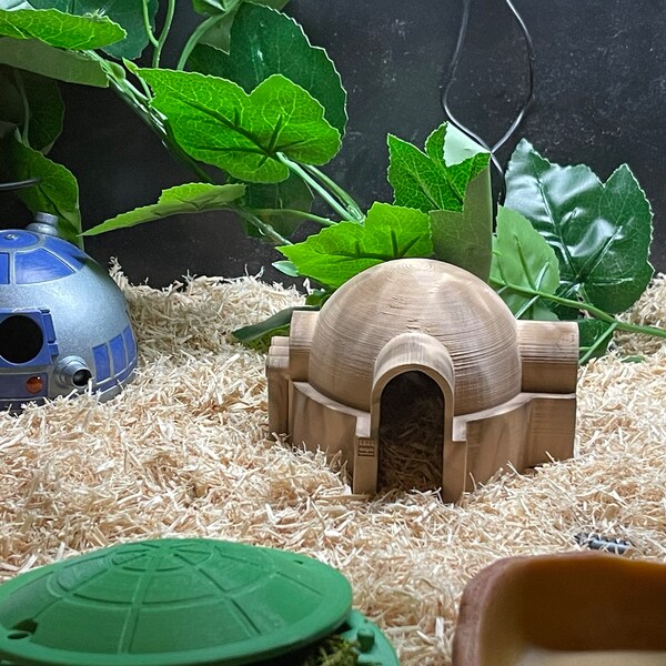 Tatooine Star Wars Style Hut Reptile Hide for Lizard Turtle Gecko ...