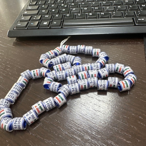 Aluminium Pigeon Rings Pigeon Bands Personalized Parrot Conure 7mm and ...