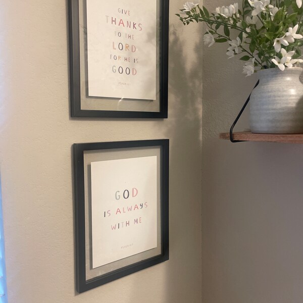 Kids Bible Verse Poster Bundle 10, Scripture Boho Wall Art, Church ...