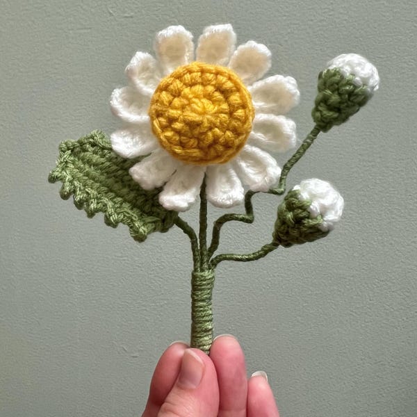 Amigurumi Gerbera Flower Crochet Pattern, Gerbera Flower Crochet ...
