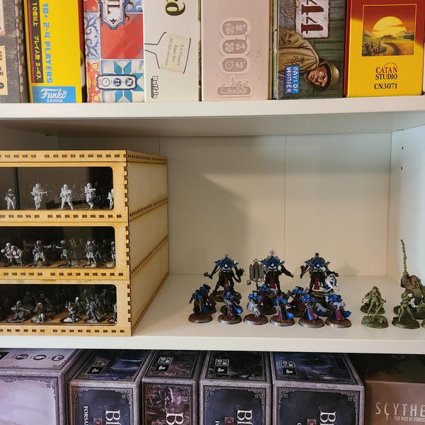 Miniature Storage Tray With Clear Acrylic Window-stackable- Different ...