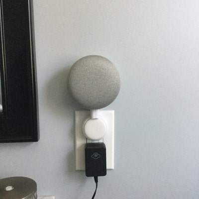 Google Home Mini Invisible Outlet Socket Wall Mount No Screws, No ...