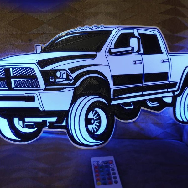 Pickup Truck Offroad 4 Door Lifted Trucks SVG, Clipart, Fast Files for ...