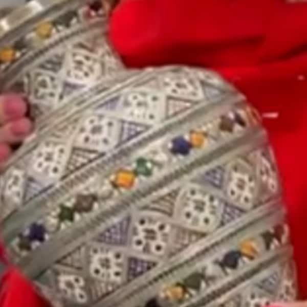 Moroccan Handmade Tablecloth Embroidered Set, Multi-color Moroccan ...