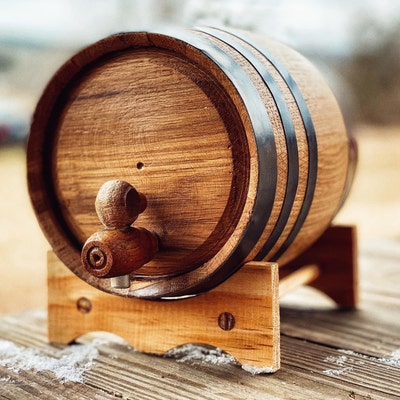 Charred American White Oak Aging Barrel - Etsy