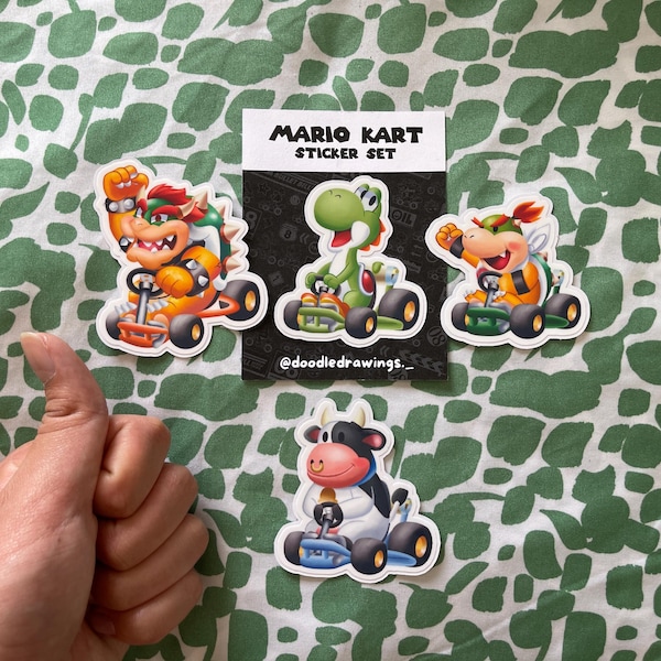 Mario Kart Sticker Set Wave 2 - Etsy