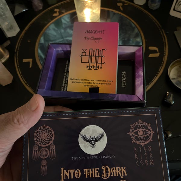 Into the Dark, Demon Oracle Deck, Occult Tarot Cards, Goetia Cards ...