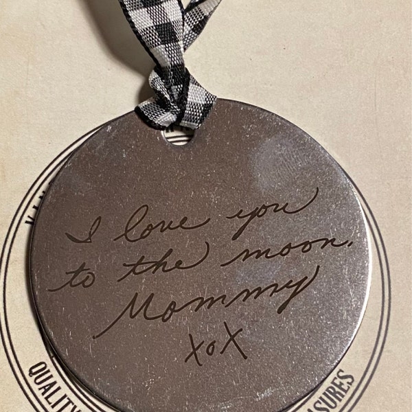 Your Handwritten Ornament -personalized Christmas Ornaments- Your ...