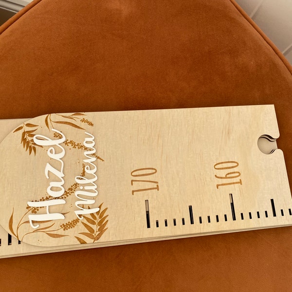 Wooden Australian Natives Height Chart | Growth Chart | Height Ruler ...