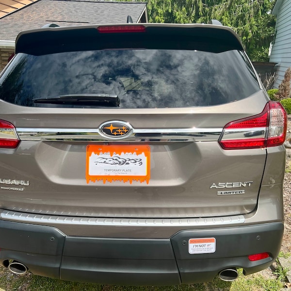 Motorcycle Slime Ooze License Plate Horizontal Frame Cover - JDM Plate ...