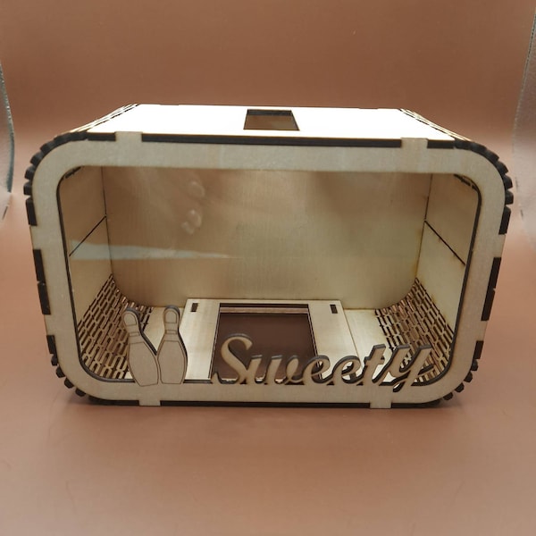 DXF, SVG Files for Laser Retro Wooden Suitcase, Vintage Handmade Clutch ...