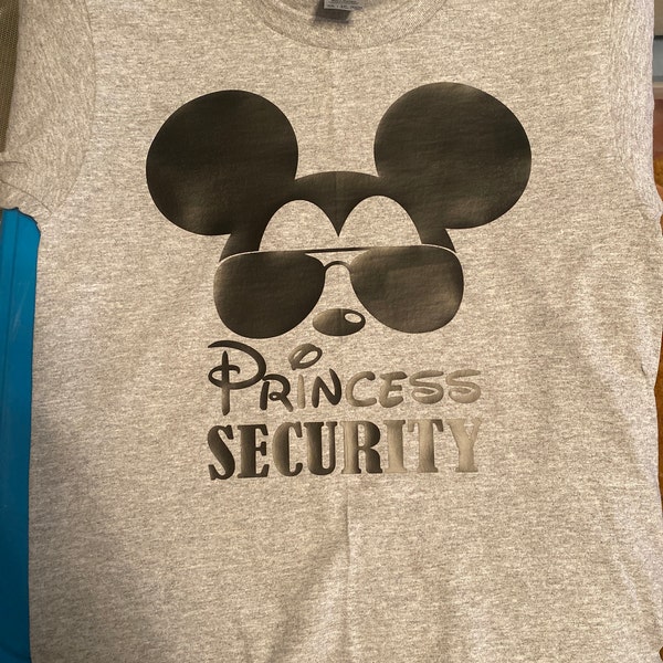 SVG, Princess Security, Cool Mickey, Dad, Digital Download, Instant ...