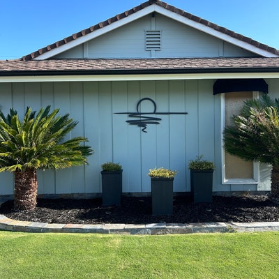 Sunset Metal Wall Art, Set of 3 Wall Decor, Oversized Wall Art, Metal ...