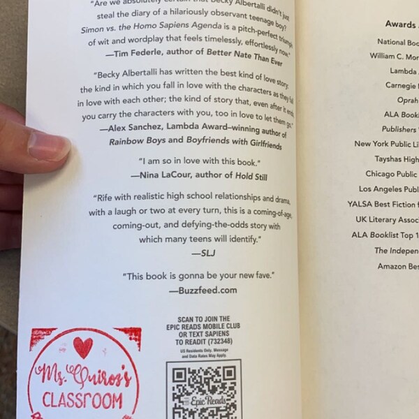 Read It - Love It- Return It Custom Teacher Classroom Stamp | Gift for ...