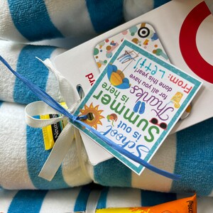 PRINTABLE Bubbles With Fun Gift Tag, End of the Year Gift Tag, Gifts ...