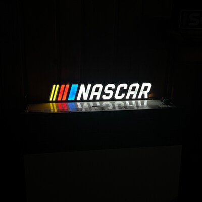 Formula 1 LED Sign Display Shelf - Etsy