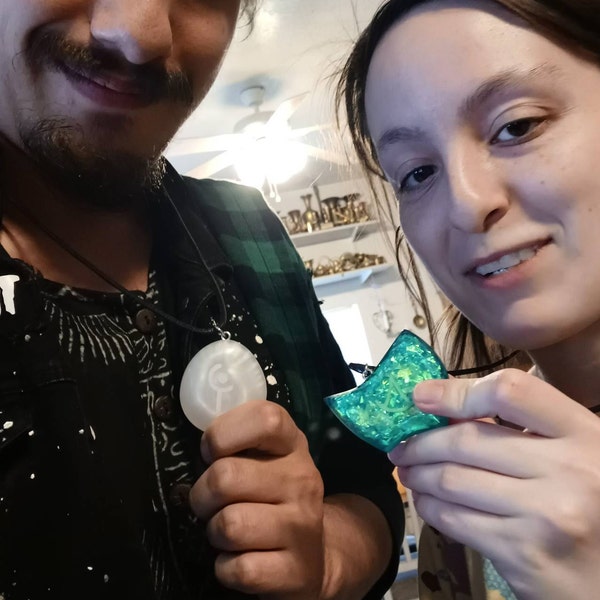 Clear White Mage FFXIV Glow in the Dark Soul Crystal/whm Job Stone ...